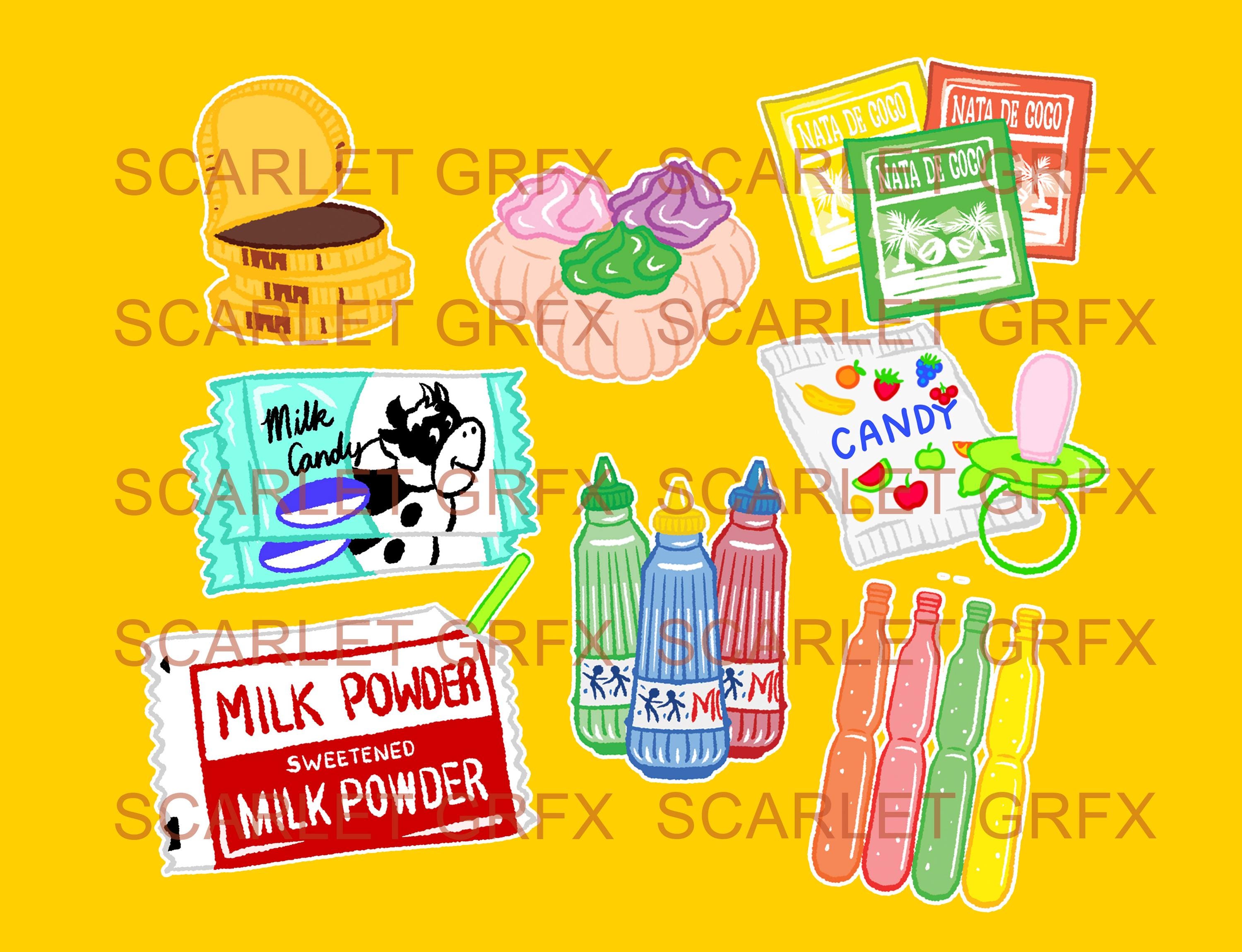 Philippine 90s Candies Cliparts Filipino Candy Novelty PNG Digital ...