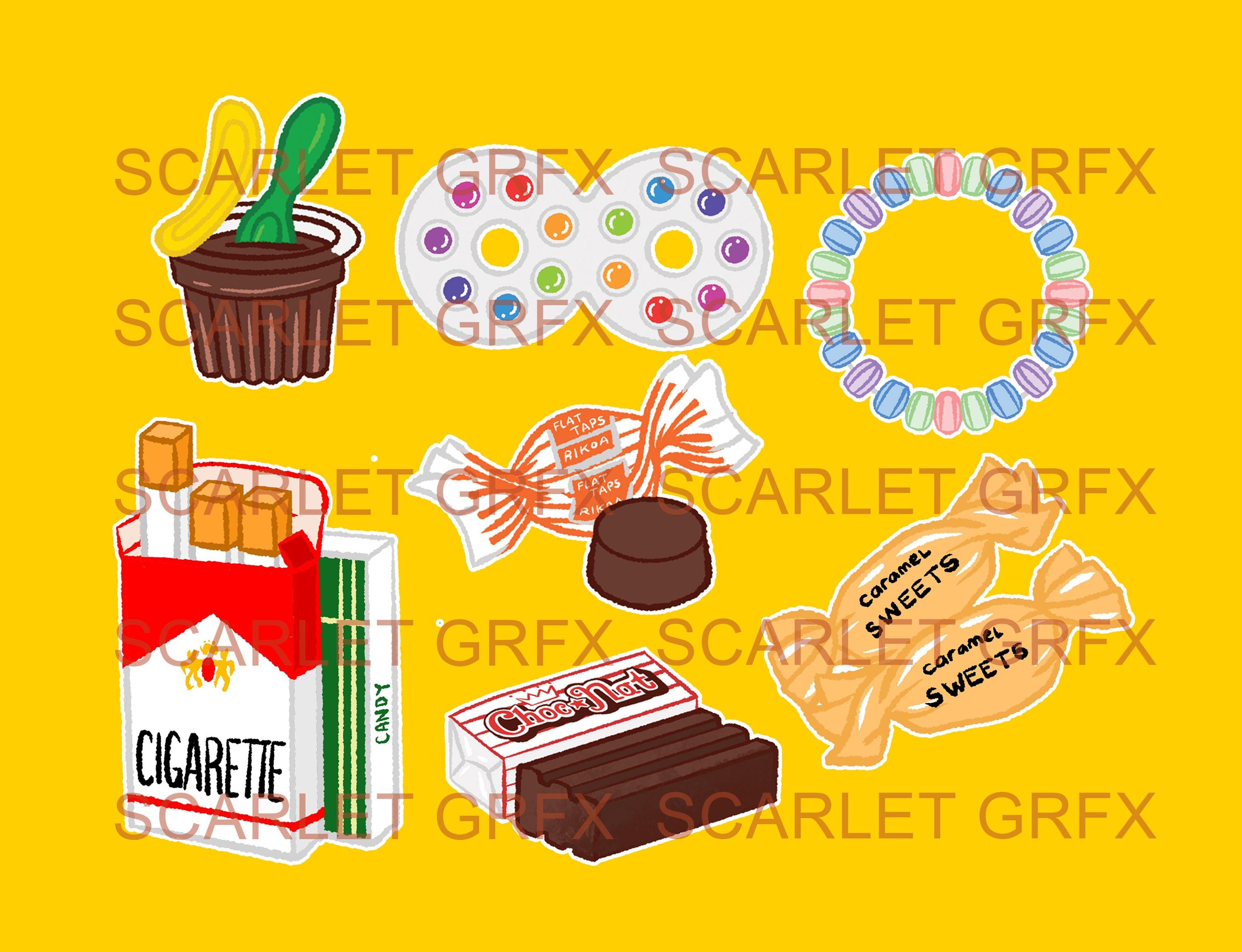 Philippine 90s Candies Cliparts Filipino Candy Novelty PNG Digital ...