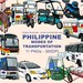 Philippine Modes of Transportation Clipart - Jeep Tricycle E-bike ...