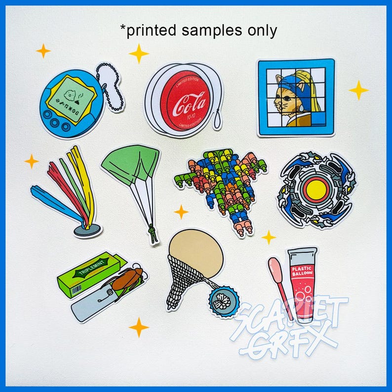 Filipino 90s Toys Cliparts in PNG Digital Download Illustrations ...