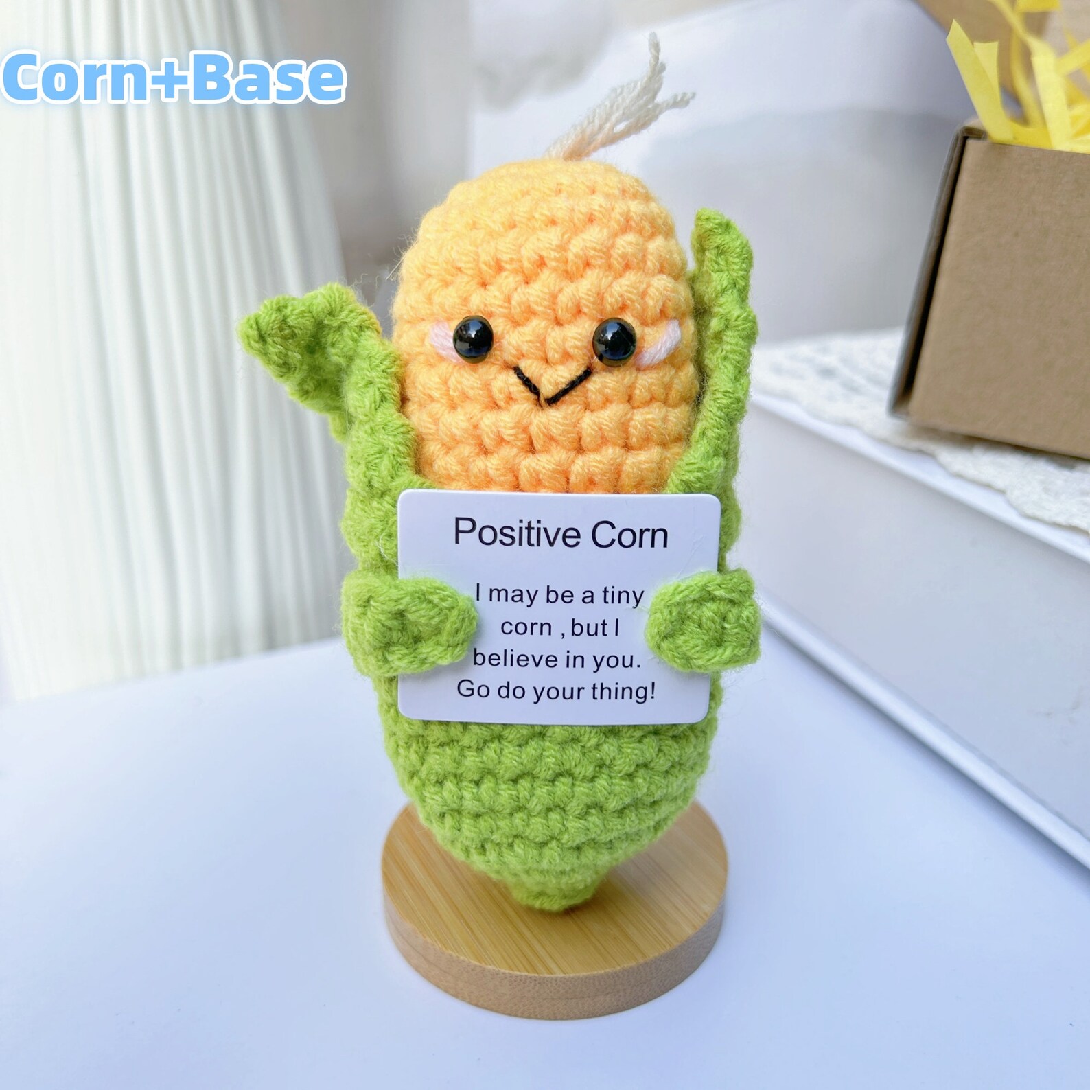 Handmade Crochet Pickle/corn,positive Pickle,positive Corn,crochet Sour ...