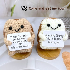 Handmade Crochet Bread Chicken Legs, Emotional Support Gift, Crochet ...