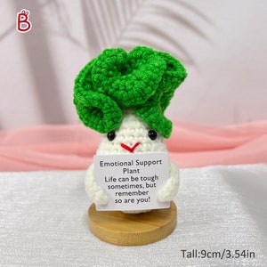 Emotional Support Plant,positive Pickle/beet,handmade Crochet Pickles ...