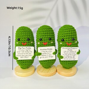 Personalized Handmade Crochet Pickles Decoration,custom Crochet ...