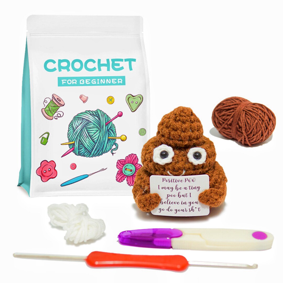 Handmade POO Doll Crochet Kit,amigurumi Doll Kit,hand Knittingdark ...