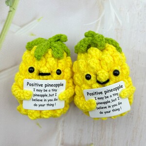 Bulk Sale Crochet Pineapple,positive Pineapple,mental Health Gift for Family/friends/team ...