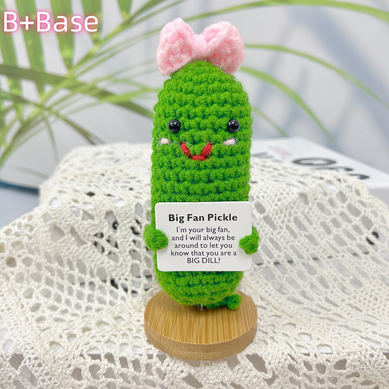 Handmade Crochet Pickles,emotional Support Pickle,positive Pickle,big ...