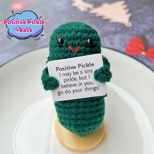 Emotional Support Pickle,positive Pickle,big Fan Pickle,handmade ...