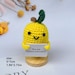 Handmade Crochet Mango-positive Vegetables,emotional Support Mango ...