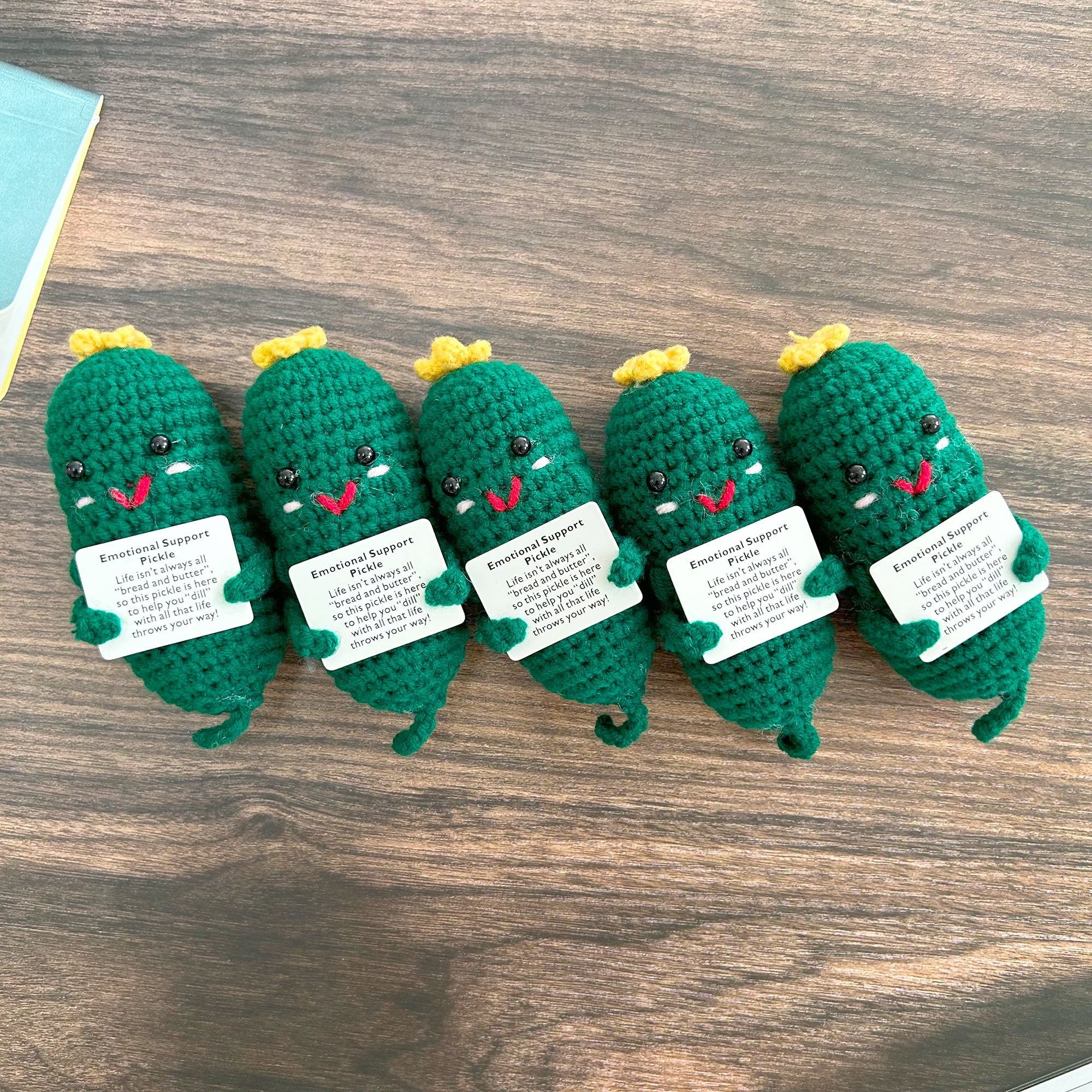 Bulk Sale Crochet Emotional Support Pickles-mental Health Gift for ...