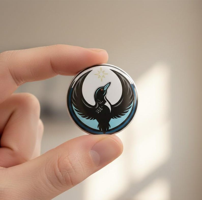 Minnesota Resistance Pin Button, Minnesota Rebel Loon Badge, Abolish ...