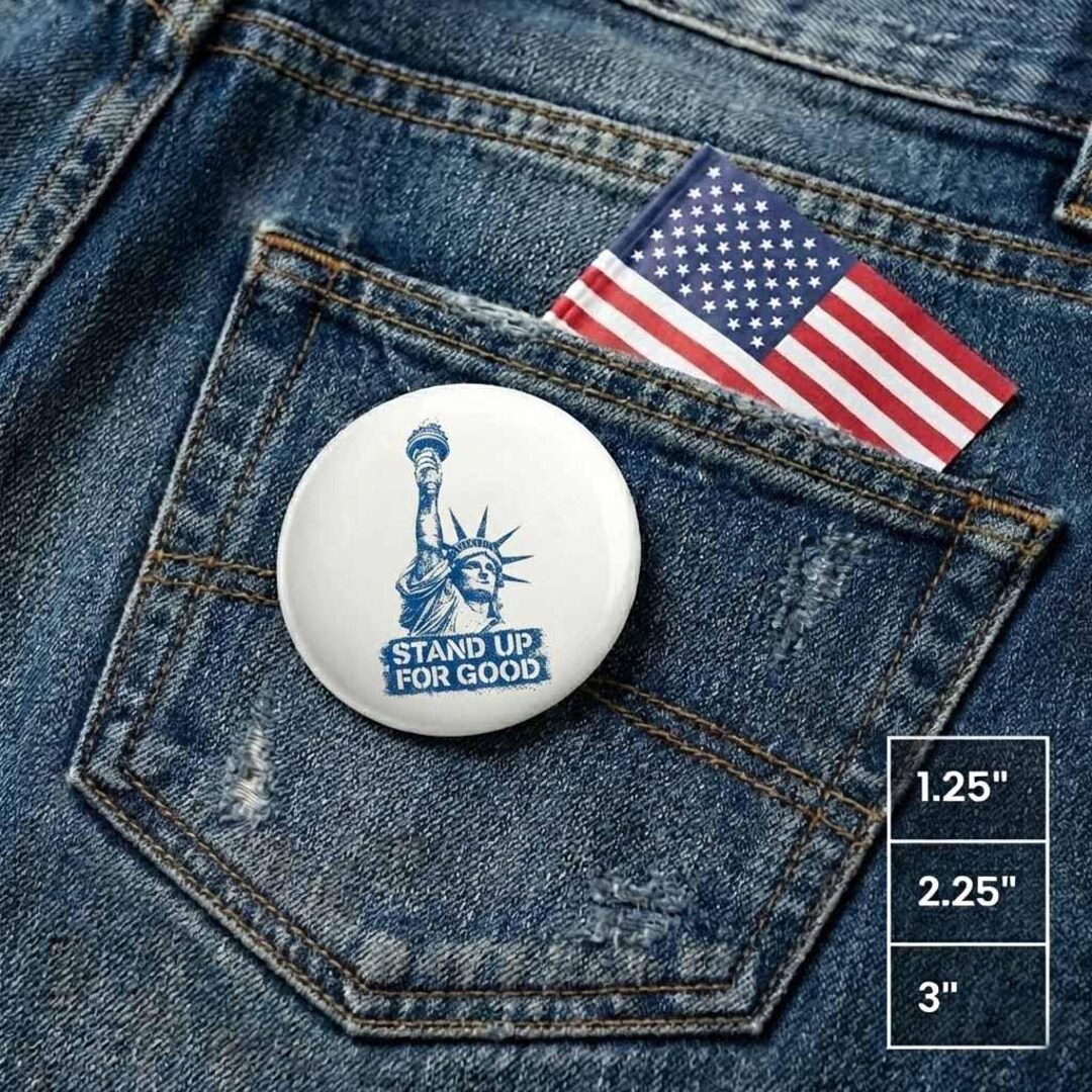 Stand up for Renee Nicole Good Pin Buttons, Minneapolis Protest Pin ...
