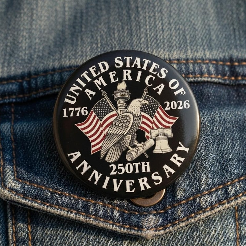 America 250 Lapel Pin - Etsy