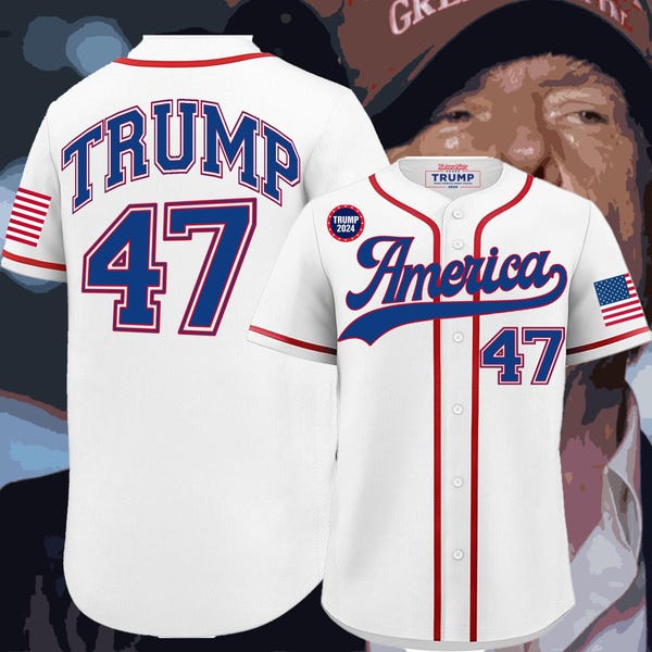 Trump Merch Baseball Jersey - Etsy