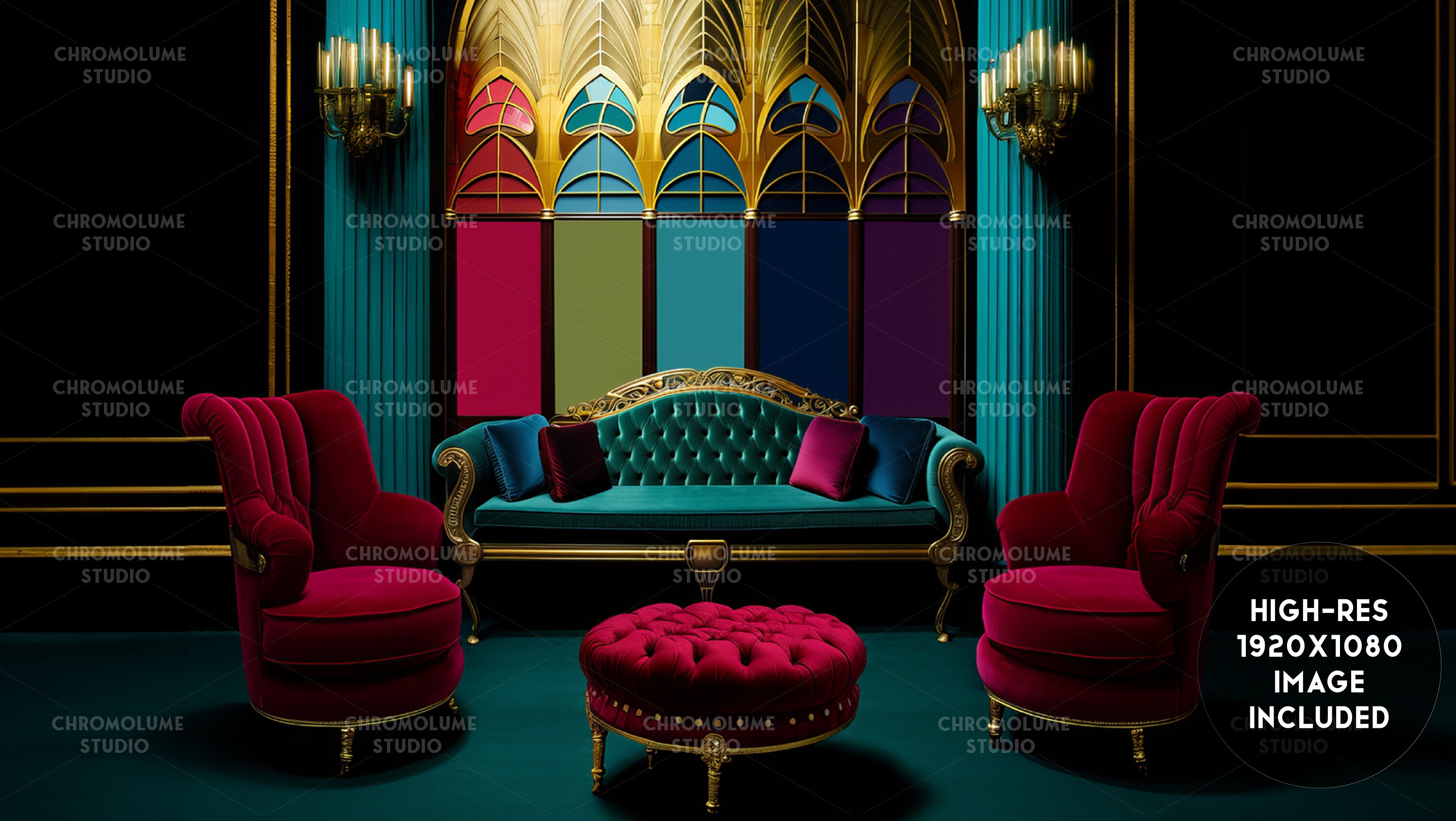 1920s Art Deco Color Palette: 30 Swatches for Procreate & Adobe ...