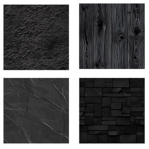 Black Wall Textures Seamless Digital Paper | Commercial Use | High ...