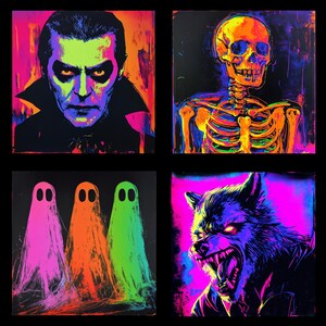 Halloween Pop Art Digital Art | Instant Download | Commercial Use ...