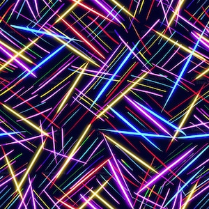 90s Neon Glow Seamless Digital Paper | Commercial Use | High-resolution ...