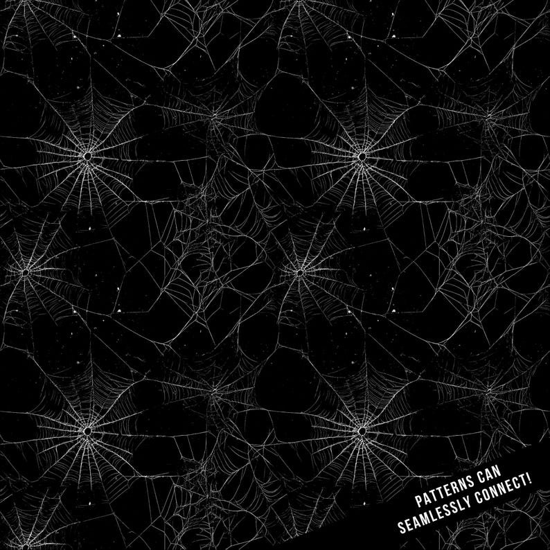White Spider Web Overlays: 20 Seamless PNG Textures (digital Download ...