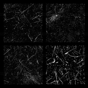 Black AND White Specks & Scratches 40 Seamless Overlays (20 Patterns ...