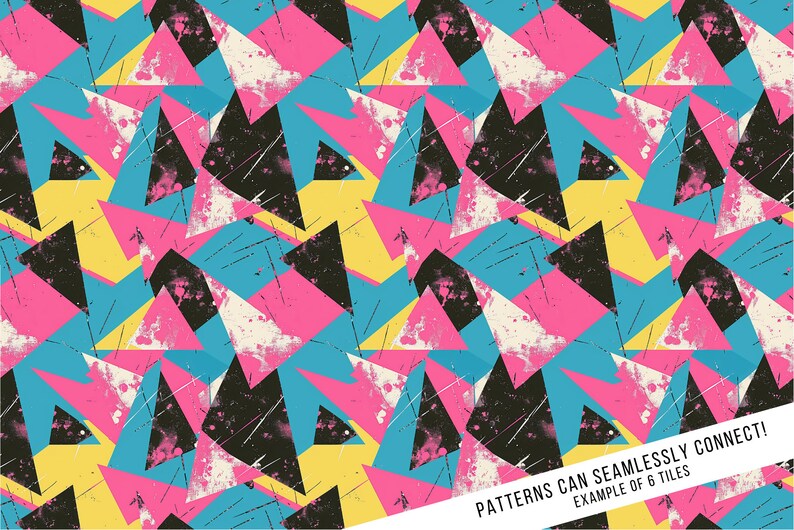 80s Grunge Seamless Digital Paper Commercial Use High-resolution 300 ...