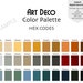 1920s Art Deco Digital Color Palette: 30 Vintage Hues for Procreate ...