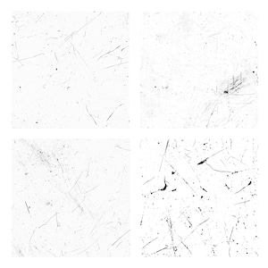 Black AND White Specks & Scratches 40 Seamless Overlays (20 Patterns ...