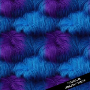 Feathery Fluffs & Fuzzy Puffs Seamless Digital Paper | Commercial Use ...