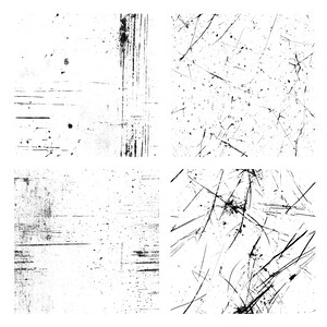 Scratches & Scuffs Overlays - 40 Seamless Pngs (20 Patterns, Light and ...