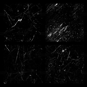 Black AND White Specks & Scratches 40 Seamless Overlays (20 Patterns ...