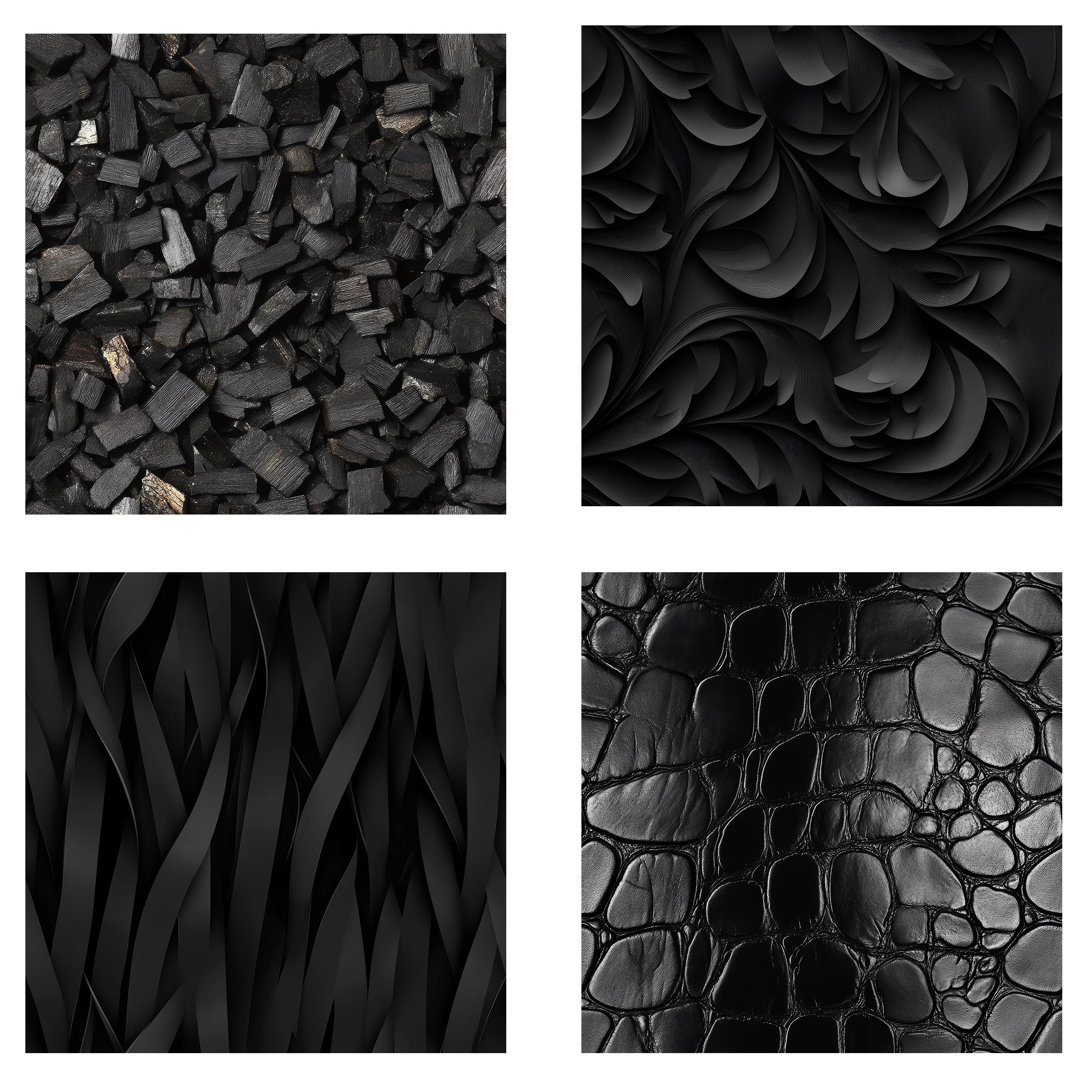 Black Textures Digital Paper: Seamless Patterns (digital Download) - Etsy