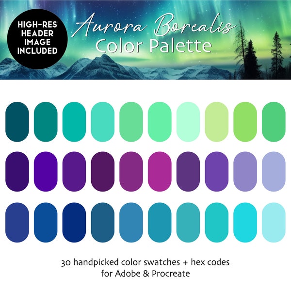 Aurora Borealis - Etsy