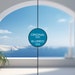 Santorini Virtual Background: Greece Coastal View (digital Download) - Etsy