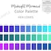 Midnight Mermaid Procreate & Adobe Digital Color Palette | Instant ...