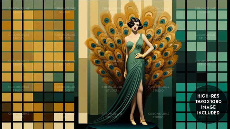 1920s Art Deco Digital Color Palette: 30 Vintage Hues for Procreate ...