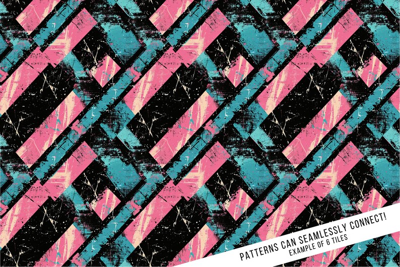 80s Grunge Seamless Digital Paper Commercial Use High-resolution 300 ...