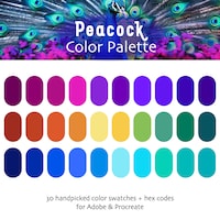 Verbena Trail Procreate Color Palette, Colorful Palette, Color Palette ...