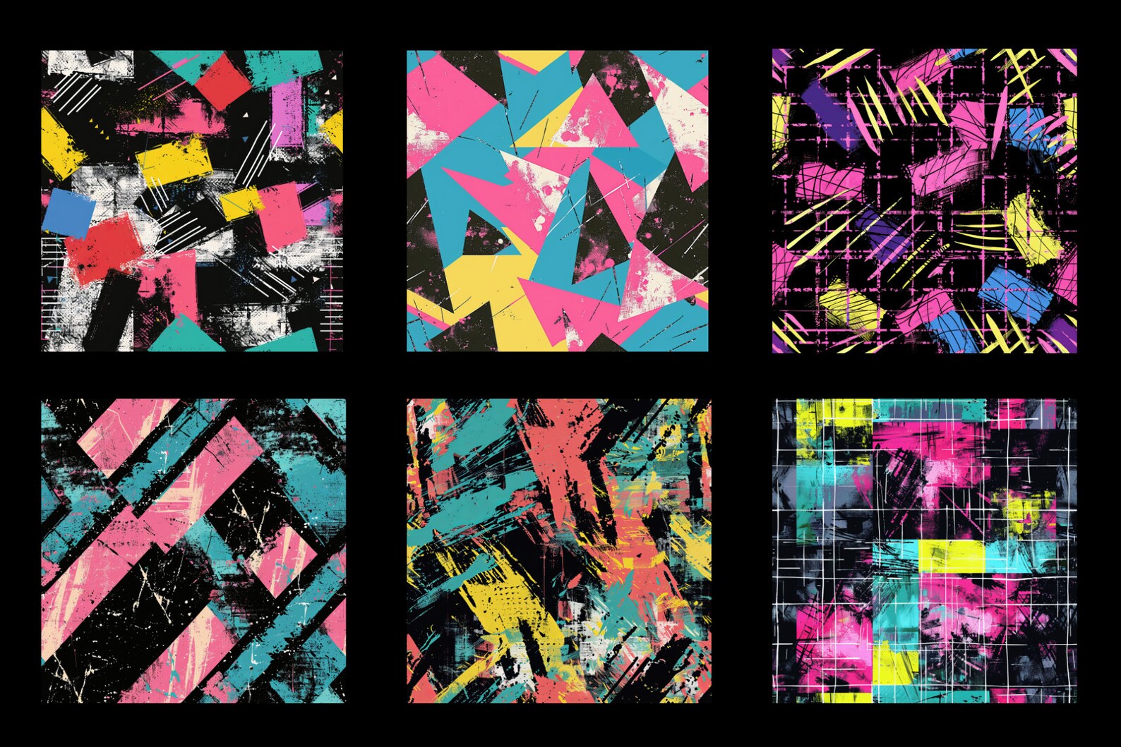 80s Grunge Seamless Digital Paper | Commercial Use | High-resolution ...