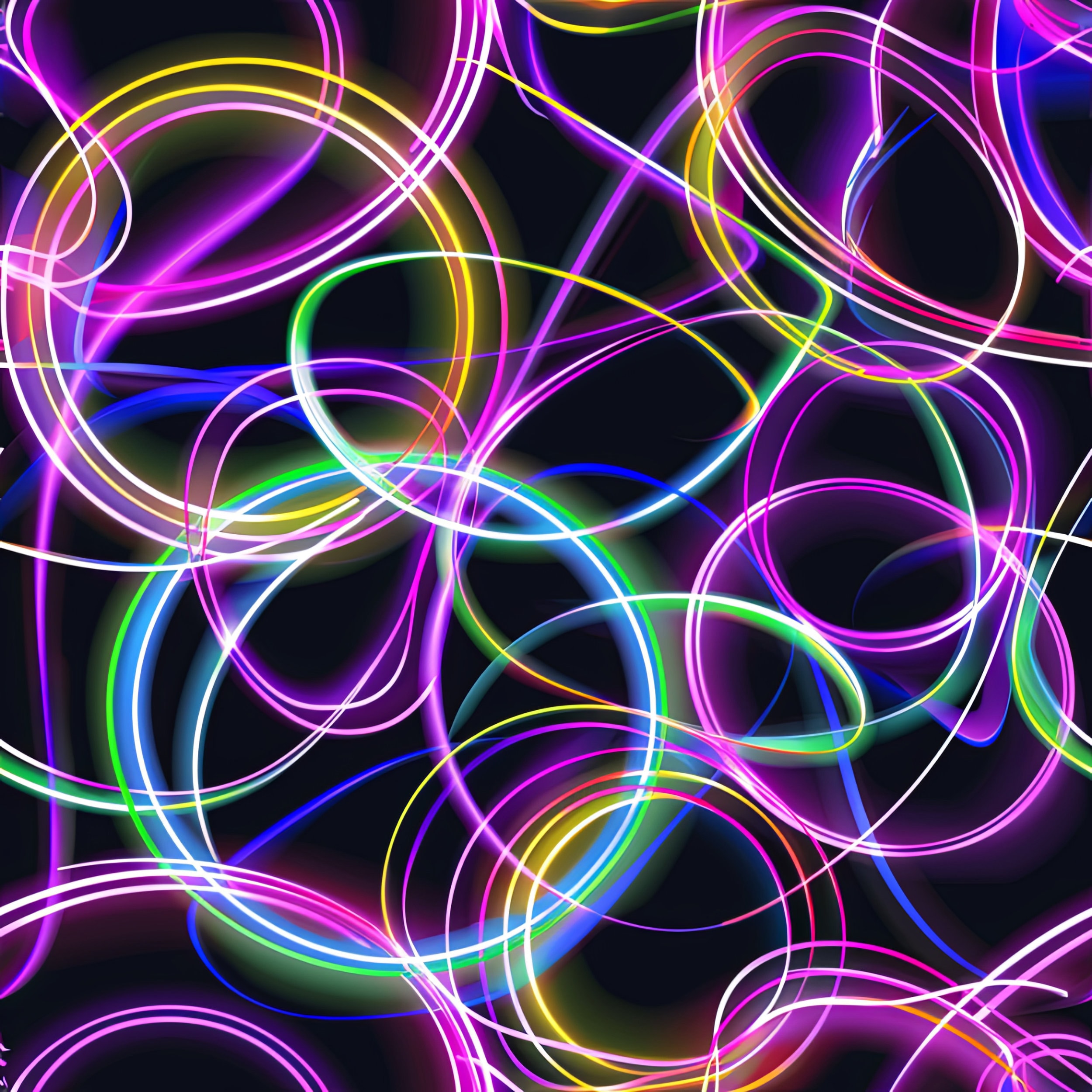 90s Neon Glow Seamless Digital Paper Commercial Use High-resolution 300 ...