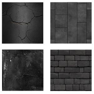 Black Wall Textures Seamless Digital Paper | Commercial Use | High ...