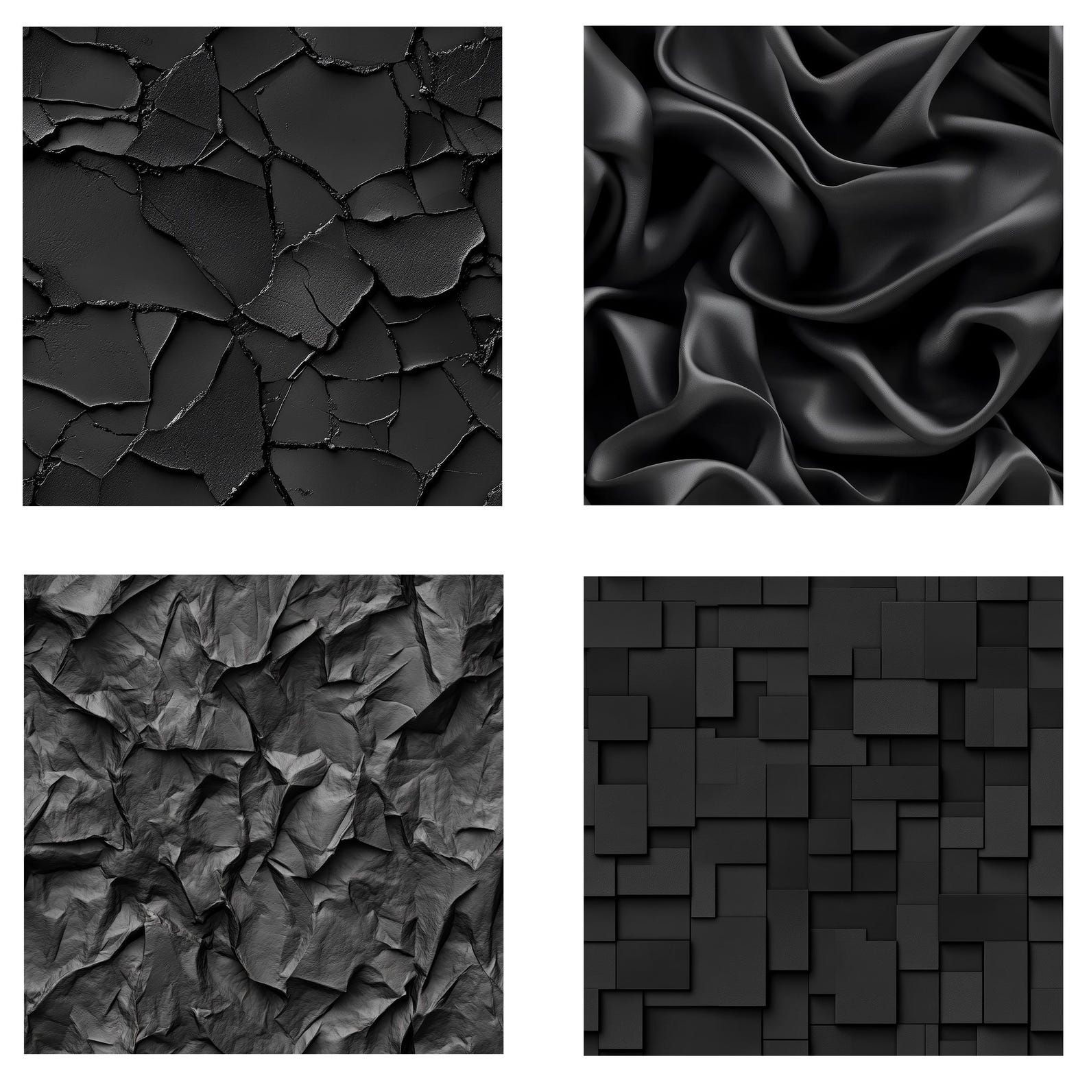 Black Textures Digital Paper: Seamless Patterns (digital Download) - Etsy