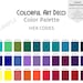 1920s Art Deco Color Palette: 30 Swatches for Procreate & Adobe ...