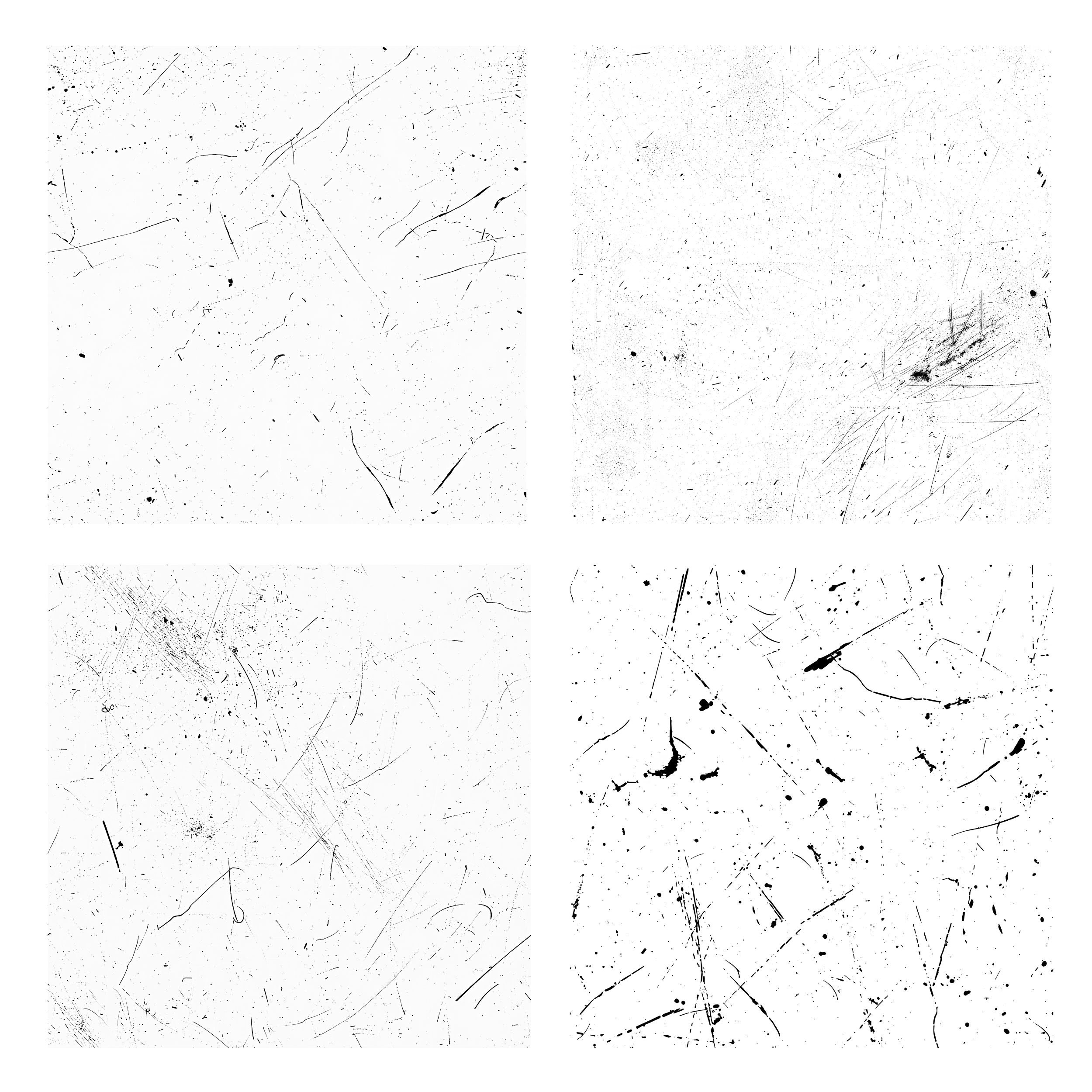 Specks & Scratches Overlays: 20 Seamless Grunge Textures (pngs, Digital ...
