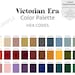 Victorian Era Digital Color Palette: 30 Vintage Hues for Procreate ...