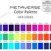 Metaverse Procreate & Adobe Digital Color Palette | Instant Download ...