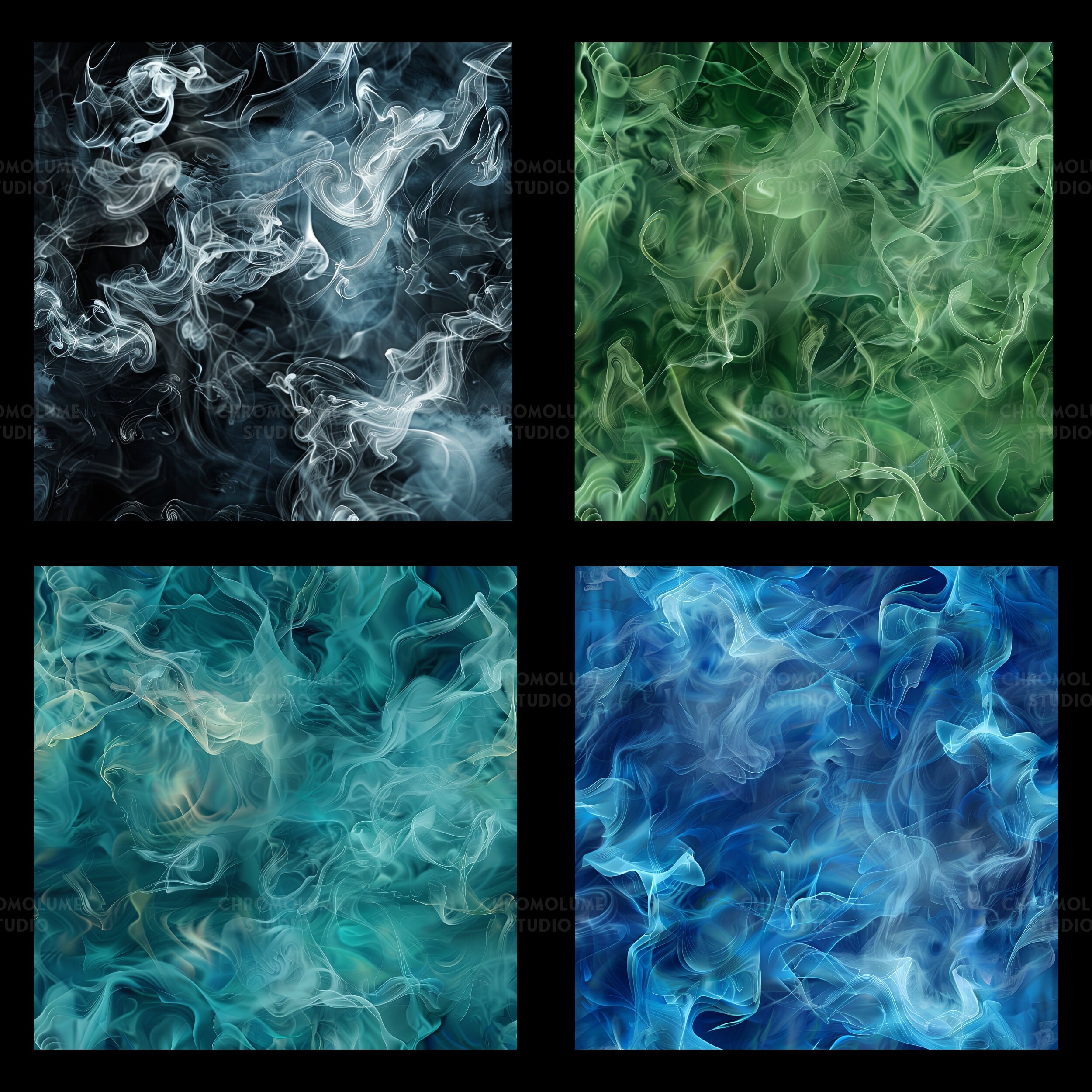 Ethereal Smoke Seamless Digital Paper Commercial Use High-resolution ...
