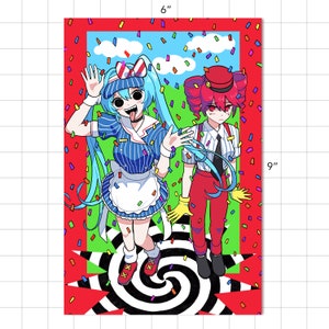 Hatsune Miku Kasane Teto Vocaloid Mesmerizer Mini Poster Print - Etsy