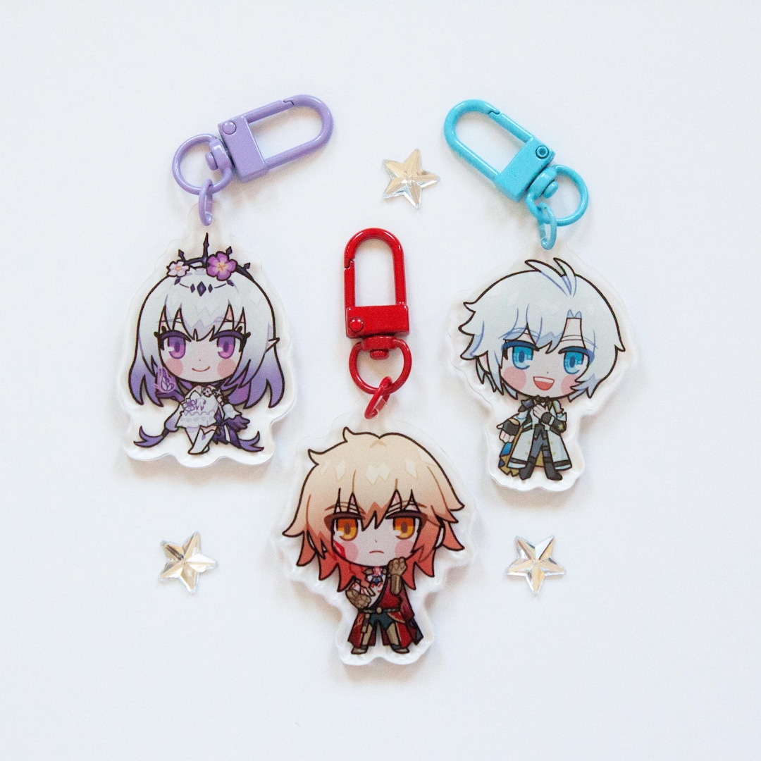 Honkai Star Rail HSR Castorice Phainon Mydei Amphoreus Chibi Acrylic ...