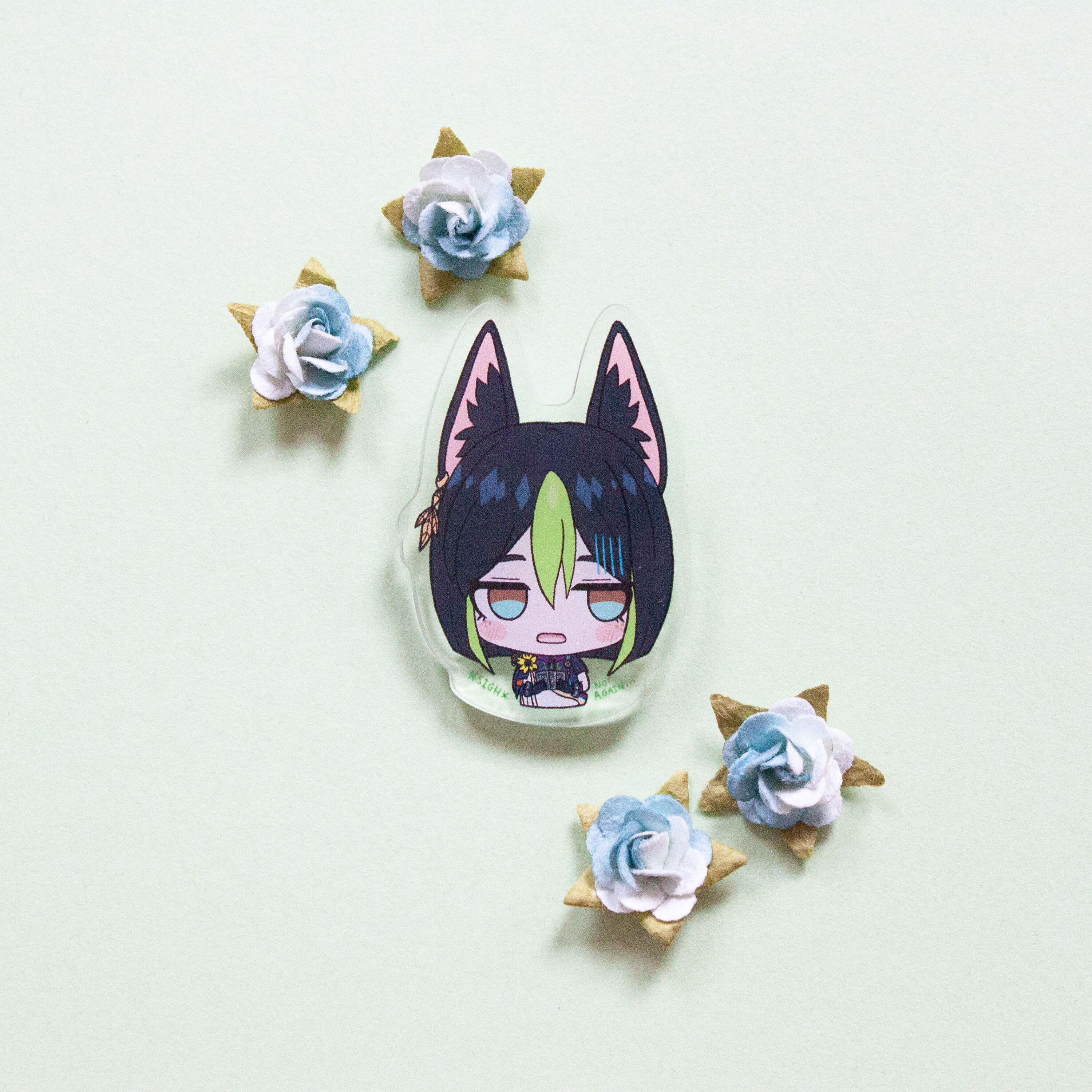 Kaveh Alhaitham Tighnari Cyno Genshin Impact Chibi Acrylic Pins - Etsy