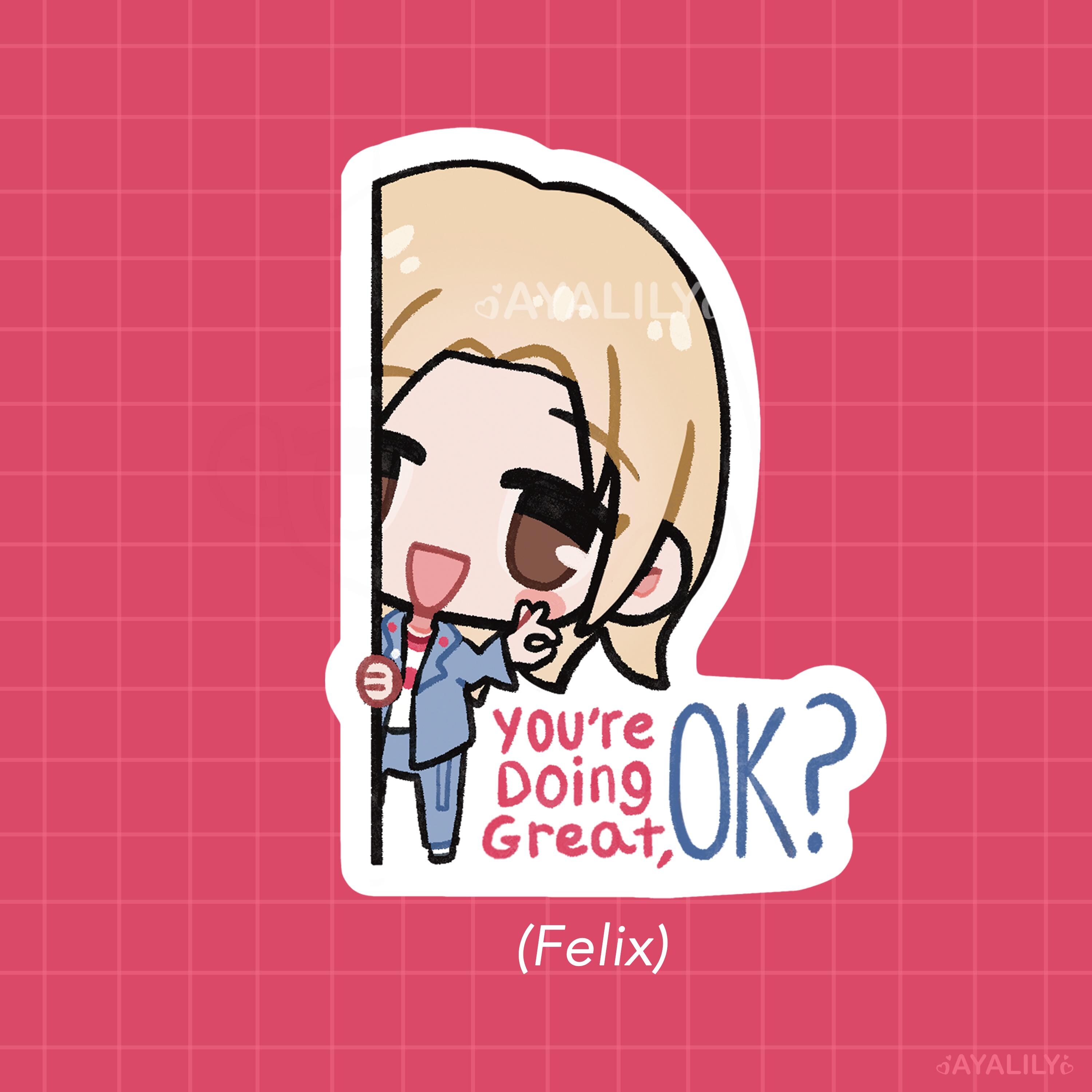 Stray Kids SKZ Vinyl Stickers | Bang Chan, Hyunjin, Han, Felix - Etsy